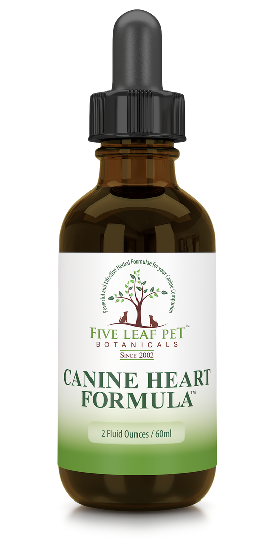 Canine Heart Tonic - 2 oz Bottle is a month's supply for a 20 lb/9 kg dog.