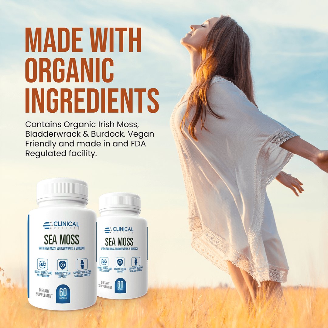 Sea Moss | Natural Irish | Clinical Effects