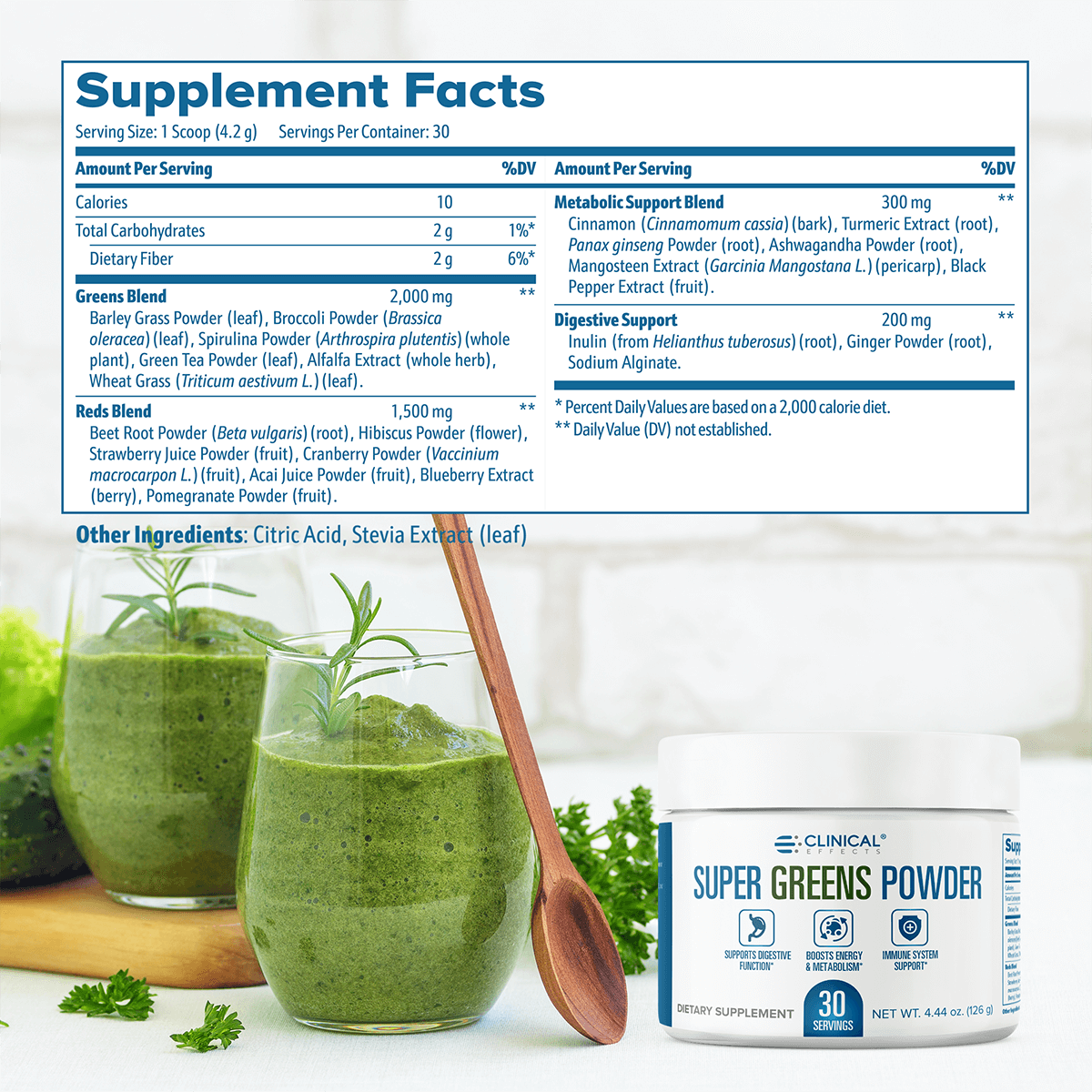 Best Super Greens Powder By Clinical Effects