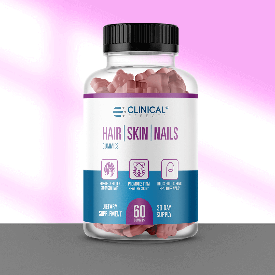 Best Hair Skin and Nails Vitamin Gummies By Clinical Effects