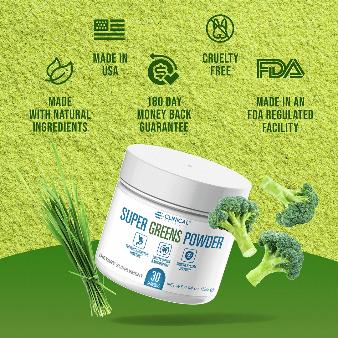 Super Greens Powder | Superfoods | Clinical Effects