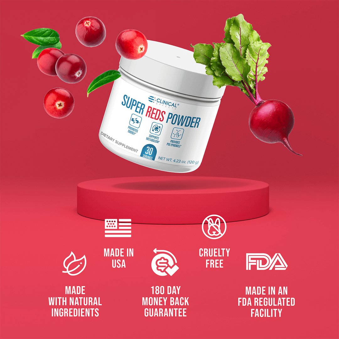 Super Reds Powder | Clinical Effects