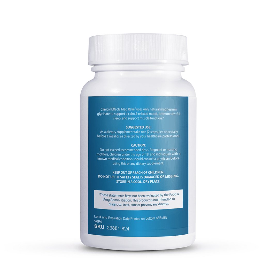 Mag Relief | Magnesium Capsules | Clinical Effects