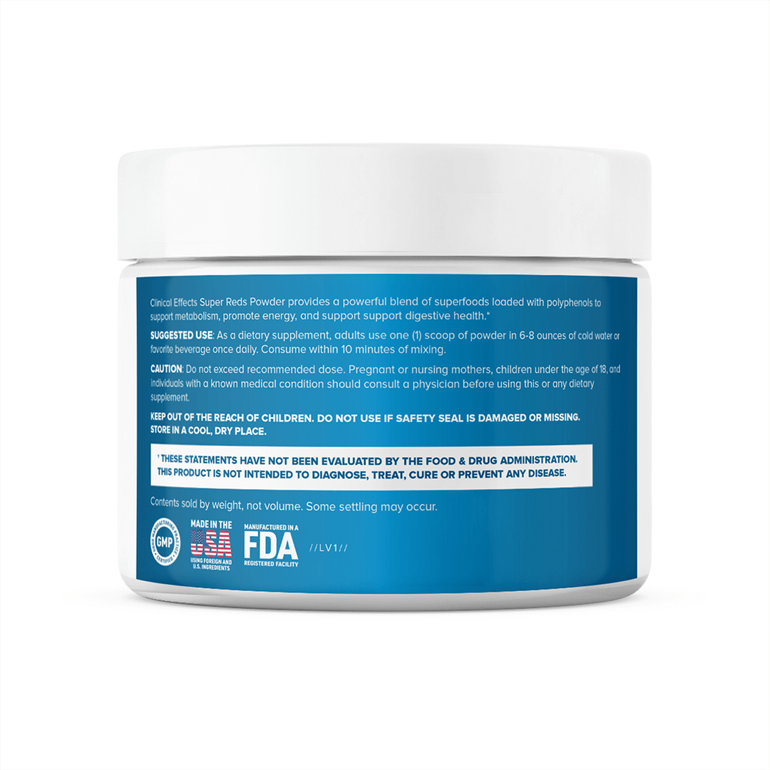 Super Reds Juice Powder | Clinical Effects