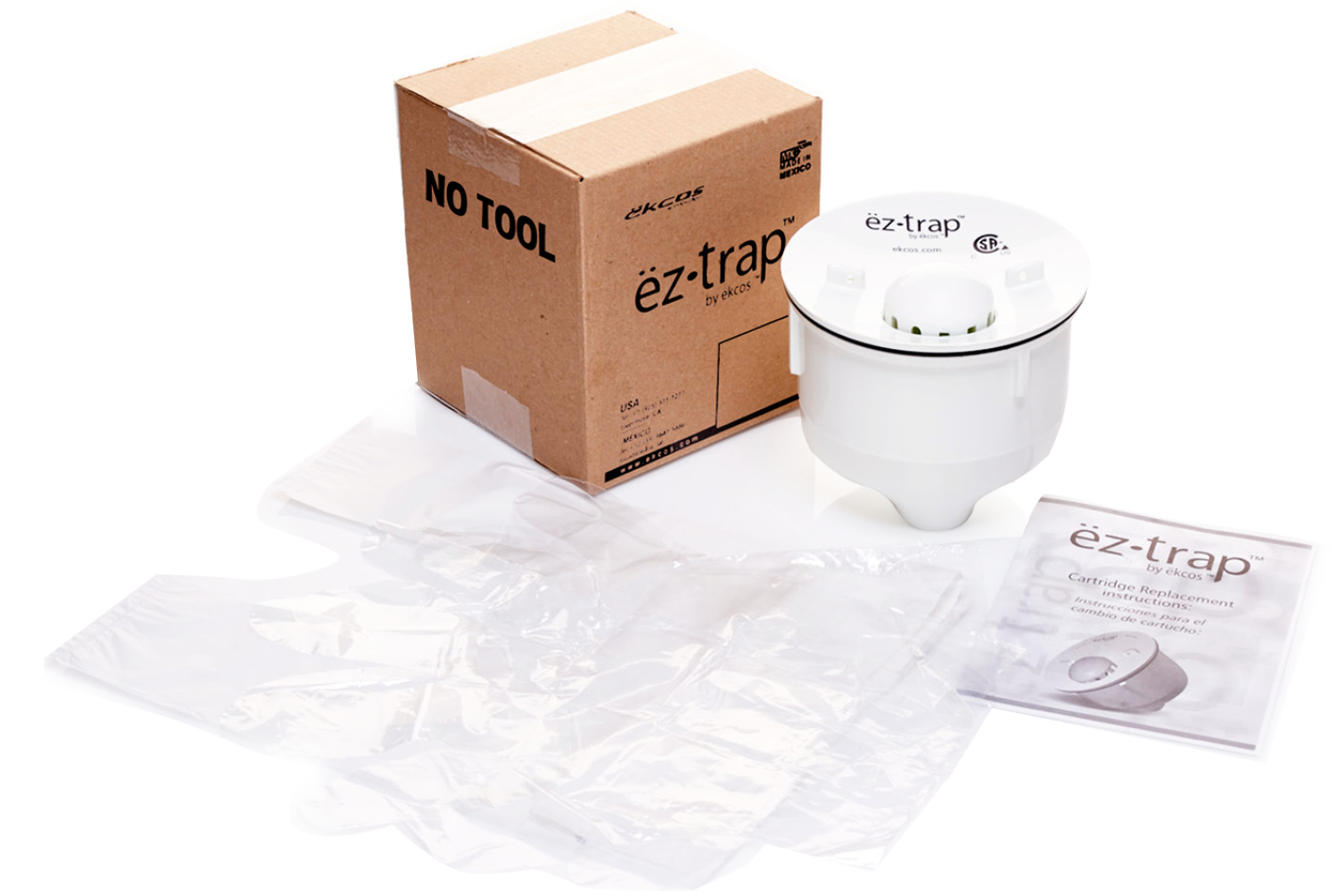 EZ Trap - Cartridge Replacement for Sloan and Falcon Waterless Urinals ...