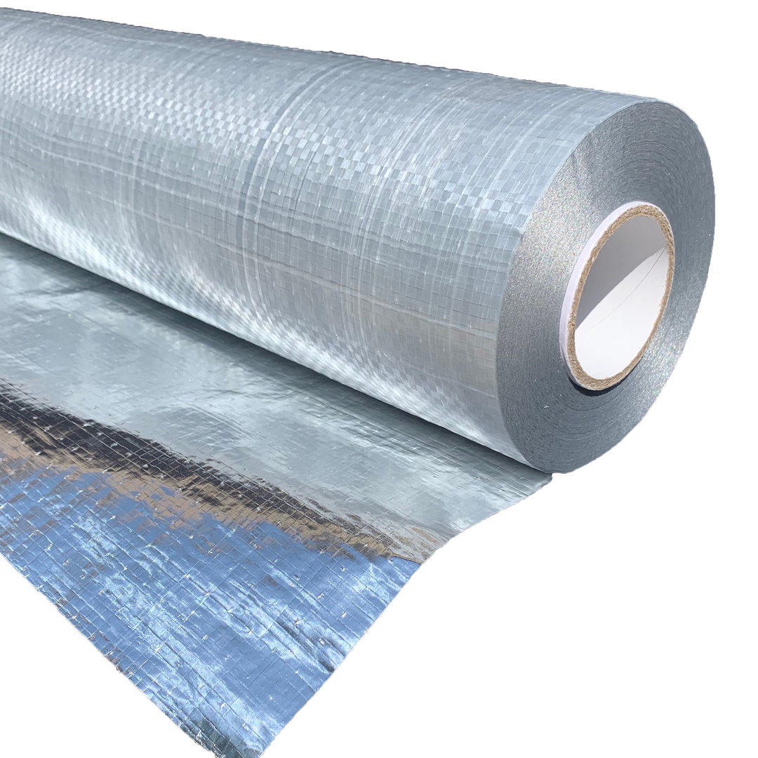 48" Wide Single Sided Radiant Barrier Foil 1,000 Square ft. - Perforated