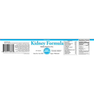 Kidney Formula - Natural Kidney Cleanse Supplement