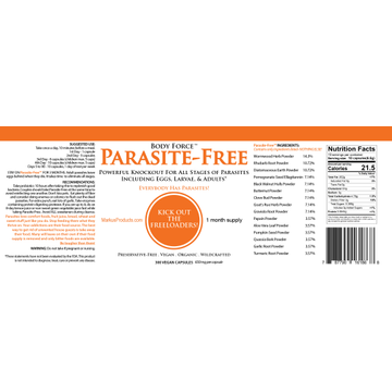 Parasite-Free - Herbal Parasite Cleanse Formula | Buy Parasite Pills