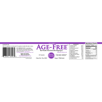 Age-Free Formula – Natural Anti-Aging Product & Supplement