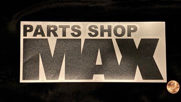 MAX Logo Sticker 8x3" BLACK