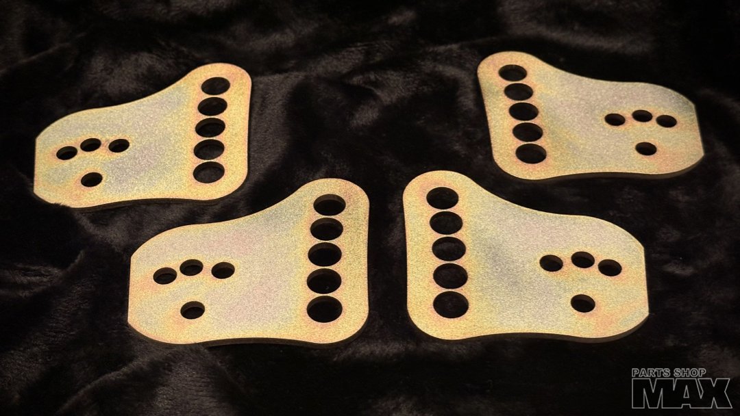Replacement dynamic toe control plate set for LB rear knuckles