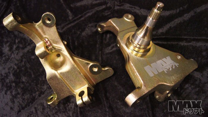 Super Angle Knuckle, Forged steel with Gold Zinc coating, For FC RX7