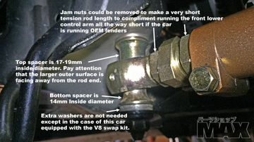 FRS BRZ GT86 GR86 Super Angle Kit including roll center/ackerman ...