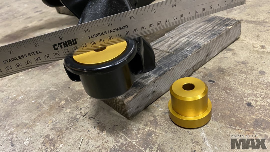 XE10 IS300 / JZS16x GS300 Subframe Risers, solid bushing set