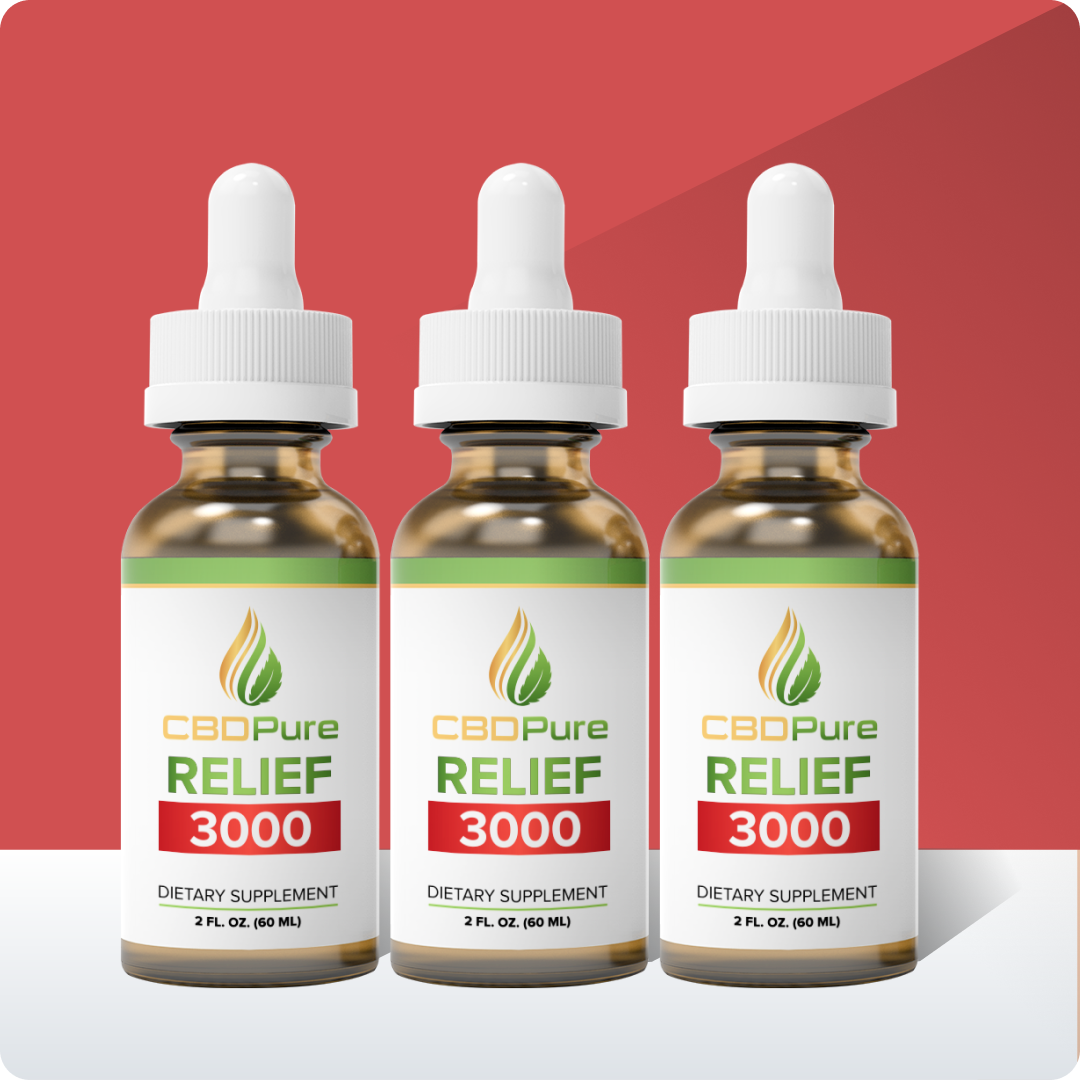 CBDPure Relief | 3000 mg CBD for Occasional Aches and Pains
