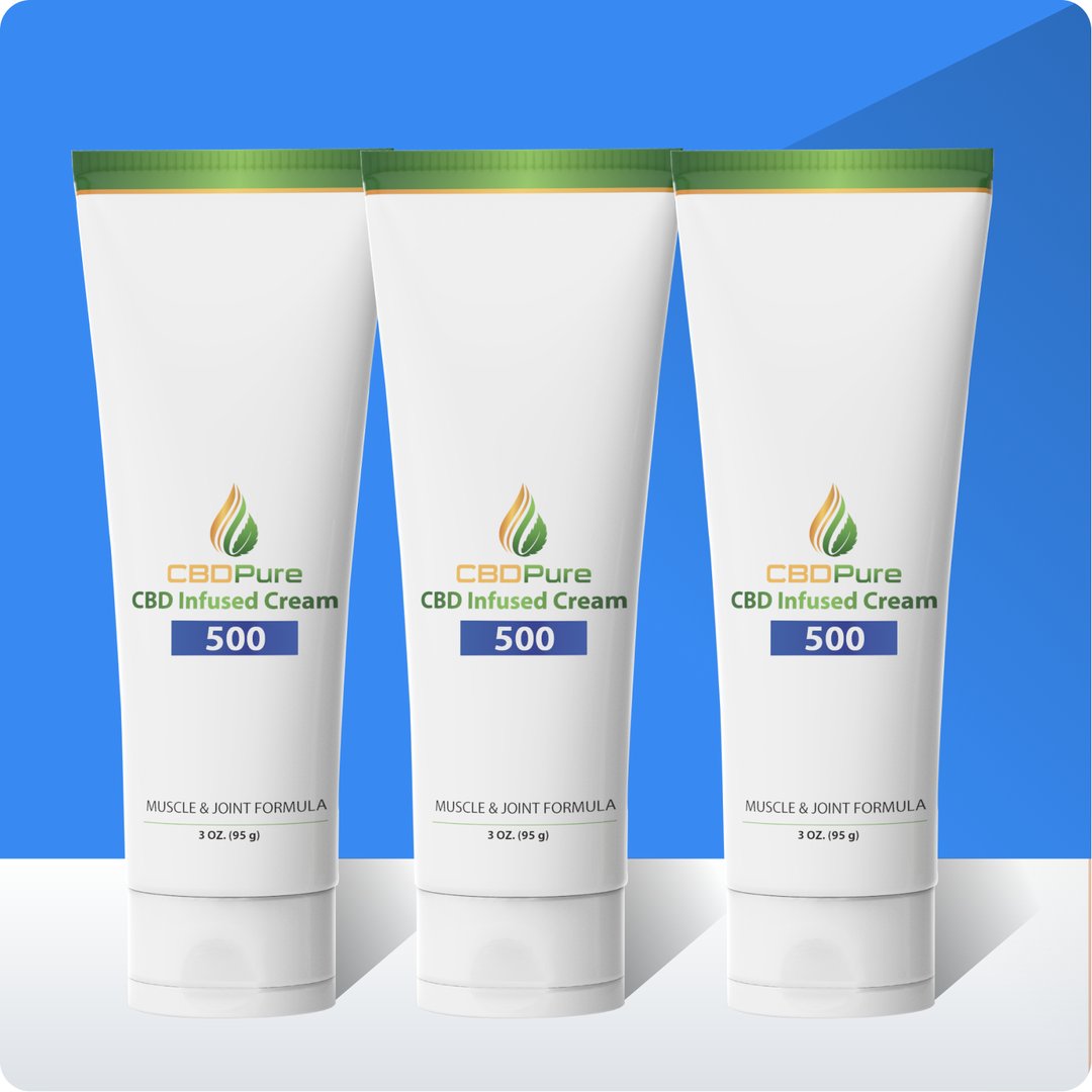 CBDPure CBD Topical Cream - Natural Relief For Muscle Pain