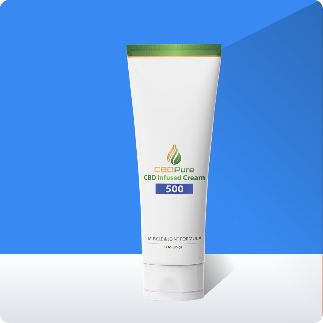 CBDPure CBD Topical Cream - Natural Relief For Muscle Pain