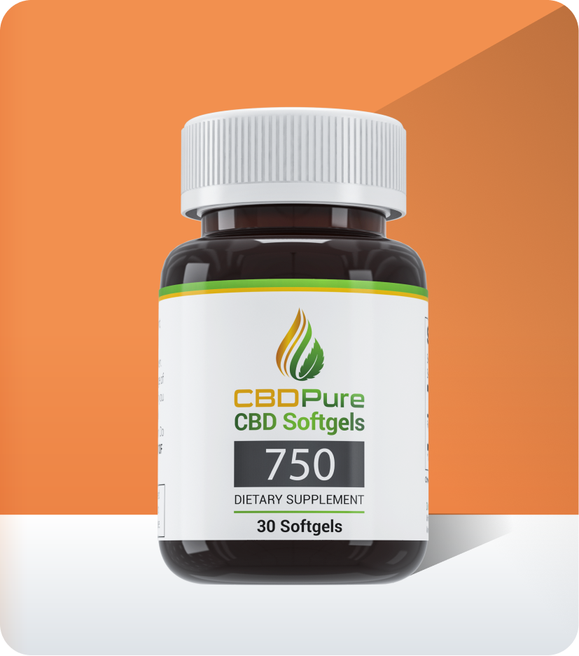 Buy CBD Capsules | 100% Organic CBD Softgels | CBDPure