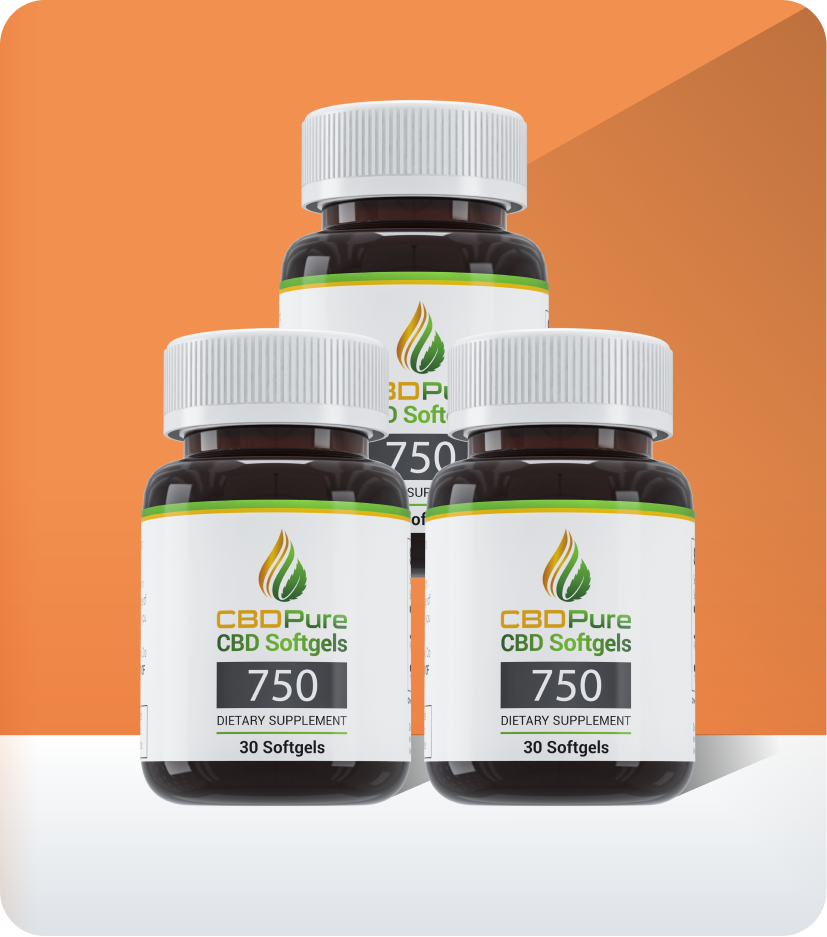 Buy CBD Capsules | 100% Organic CBD Softgels | CBDPure