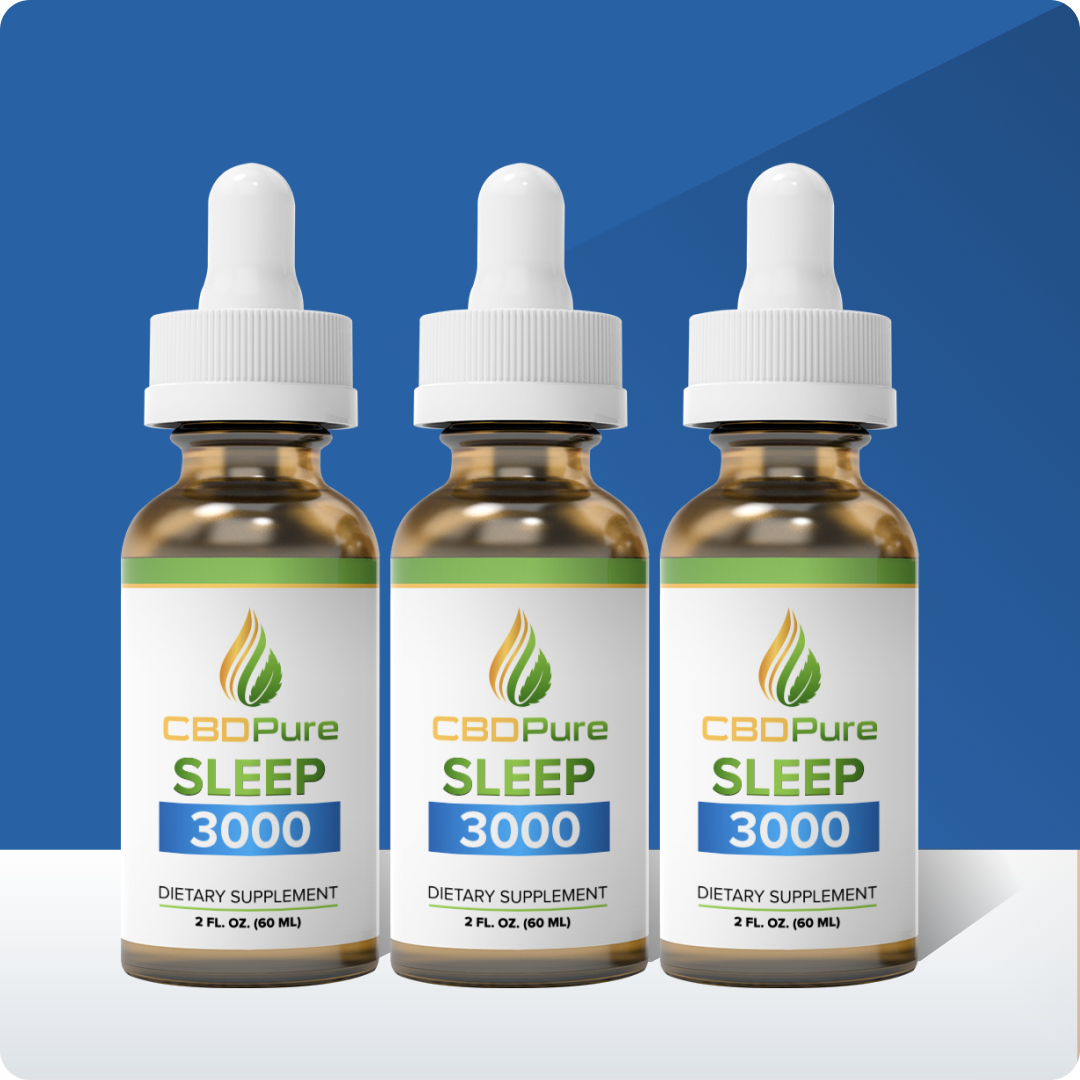 CBDPure Sleep | 3000 mg CBD for a Betters Nights Sleep.