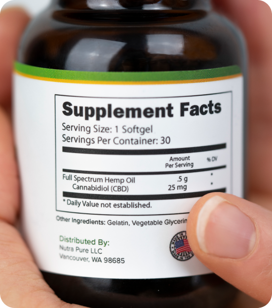 Buy CBD Capsules | 100% Organic CBD Softgels | CBDPure