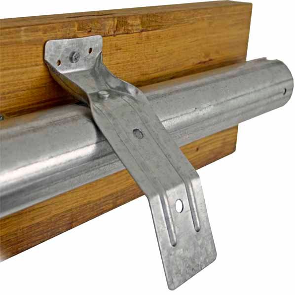 Post Frame Accessories - Round Track - Long Face Mount Bracket