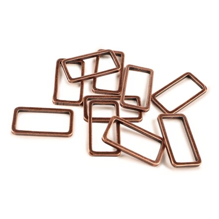 Metal Bead Frames - Silver, Copper, Brass, Gold, Gunmetal, Pewter ...