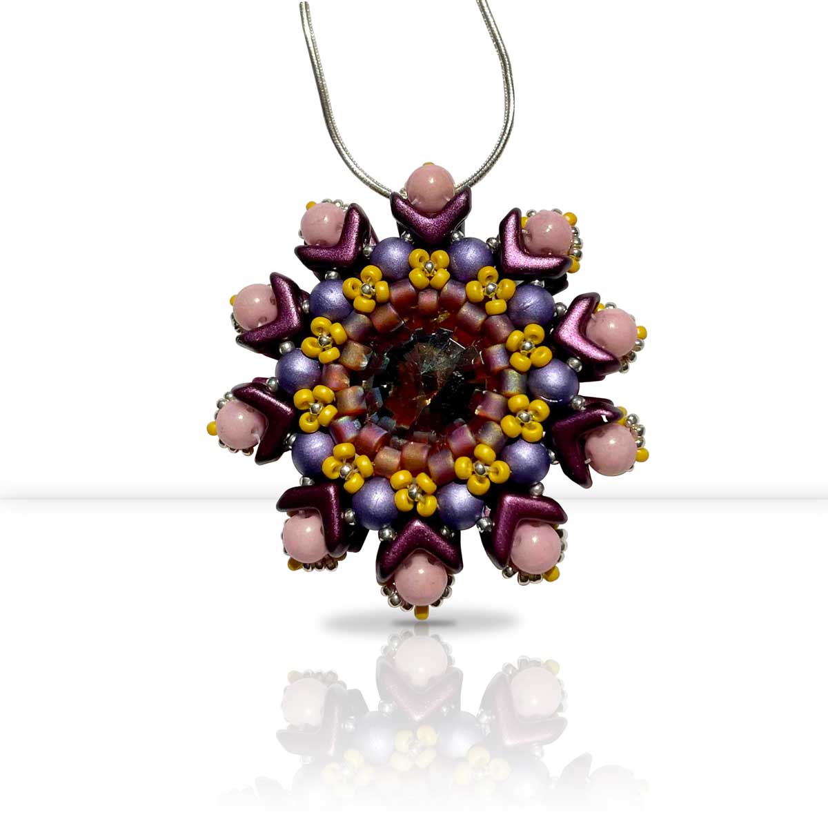 Ensemble Crystal Pendant Tutorial | PotomacBeads