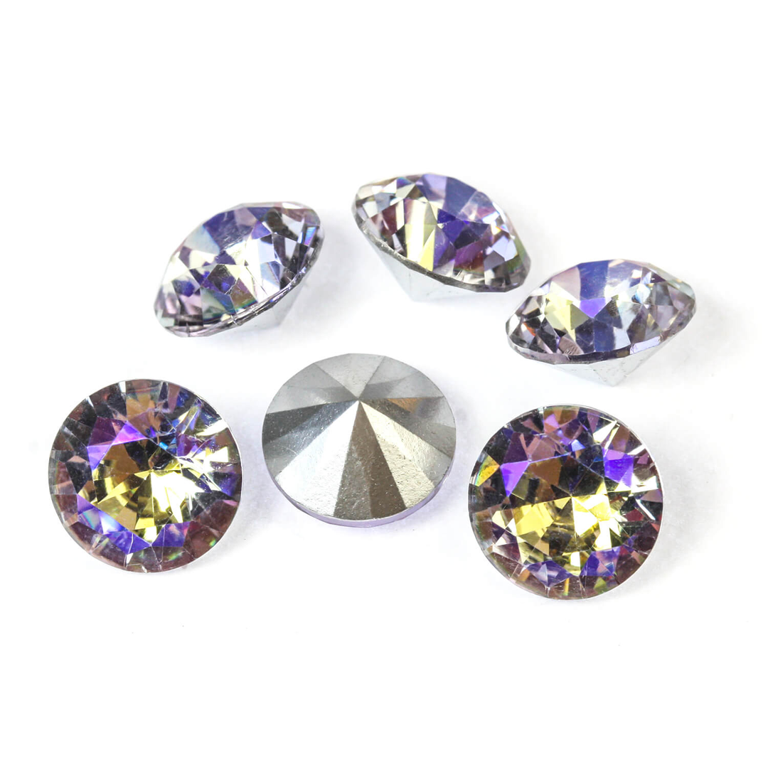 Potomac Crystal Chatons - Violet AB 10mm (Size SS45) | Pack of 12