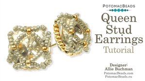Queen Studs Tutorial | PotomacBeads