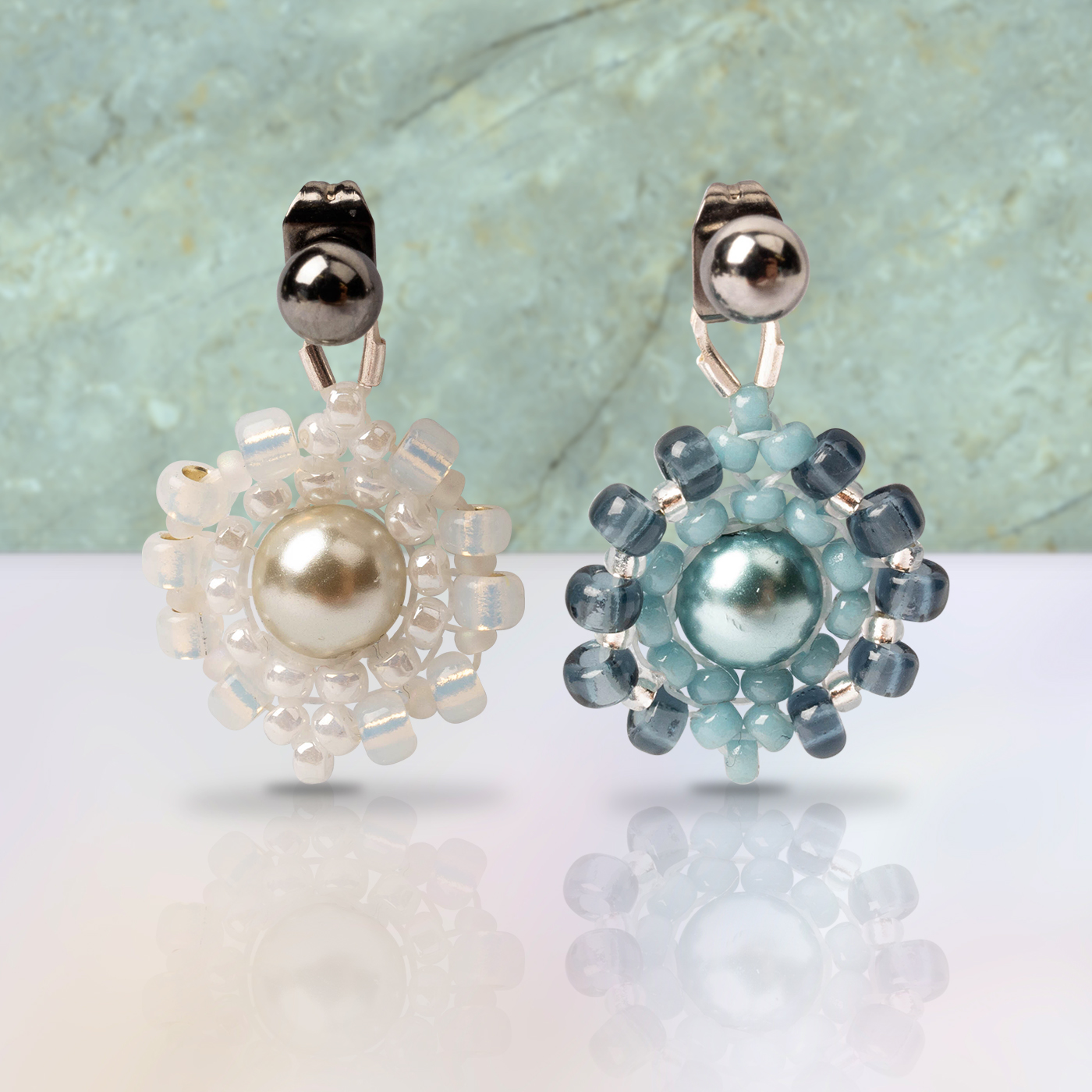 Pluto's Flower Earrings Tutorial | PotomacBeads