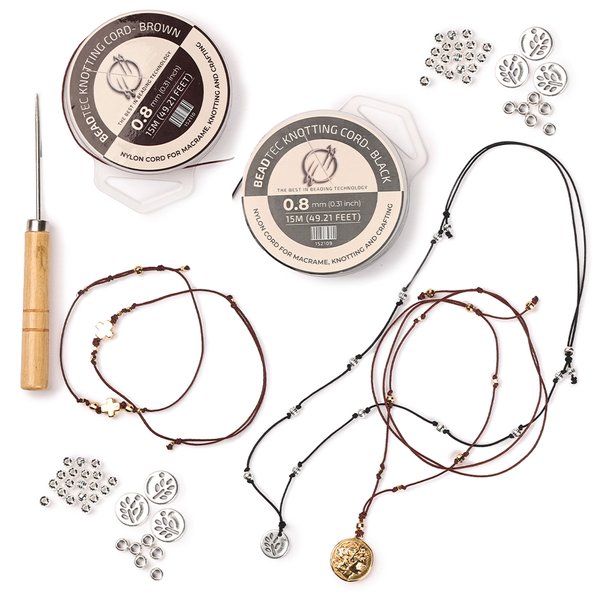 Simple Knotting Cord Jewelry Tutorial | PotomacBeads