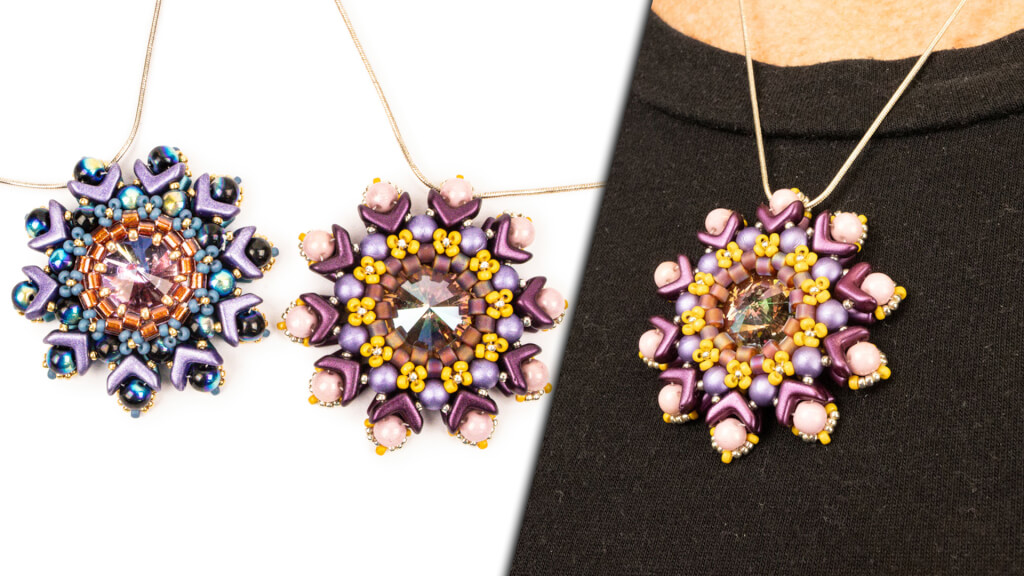 Ensemble Crystal Pendant Tutorial | PotomacBeads