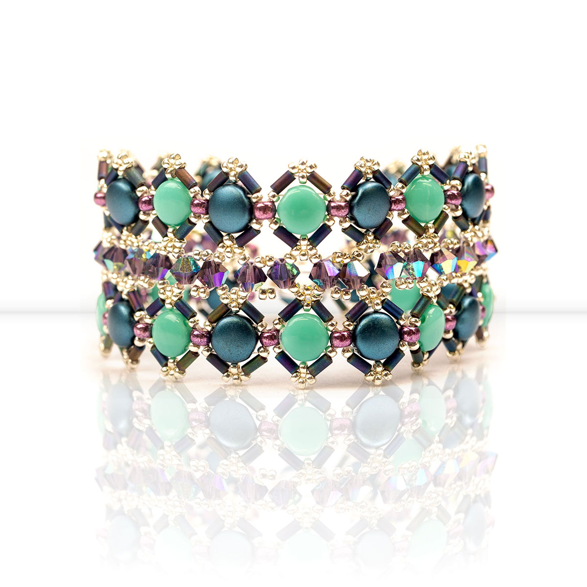 Crystal Passage Bracelet Tutorial | PotomacBeads