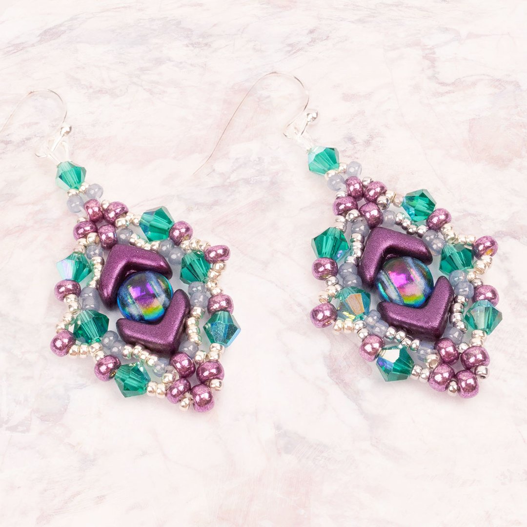 Eva Enlightenment Earrings Tutorial | PotomacBeads