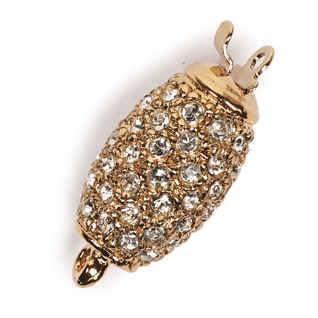 Luxury Claspgarten Crystal Magnetic Clasp | 14x9mm | Potomac Beads