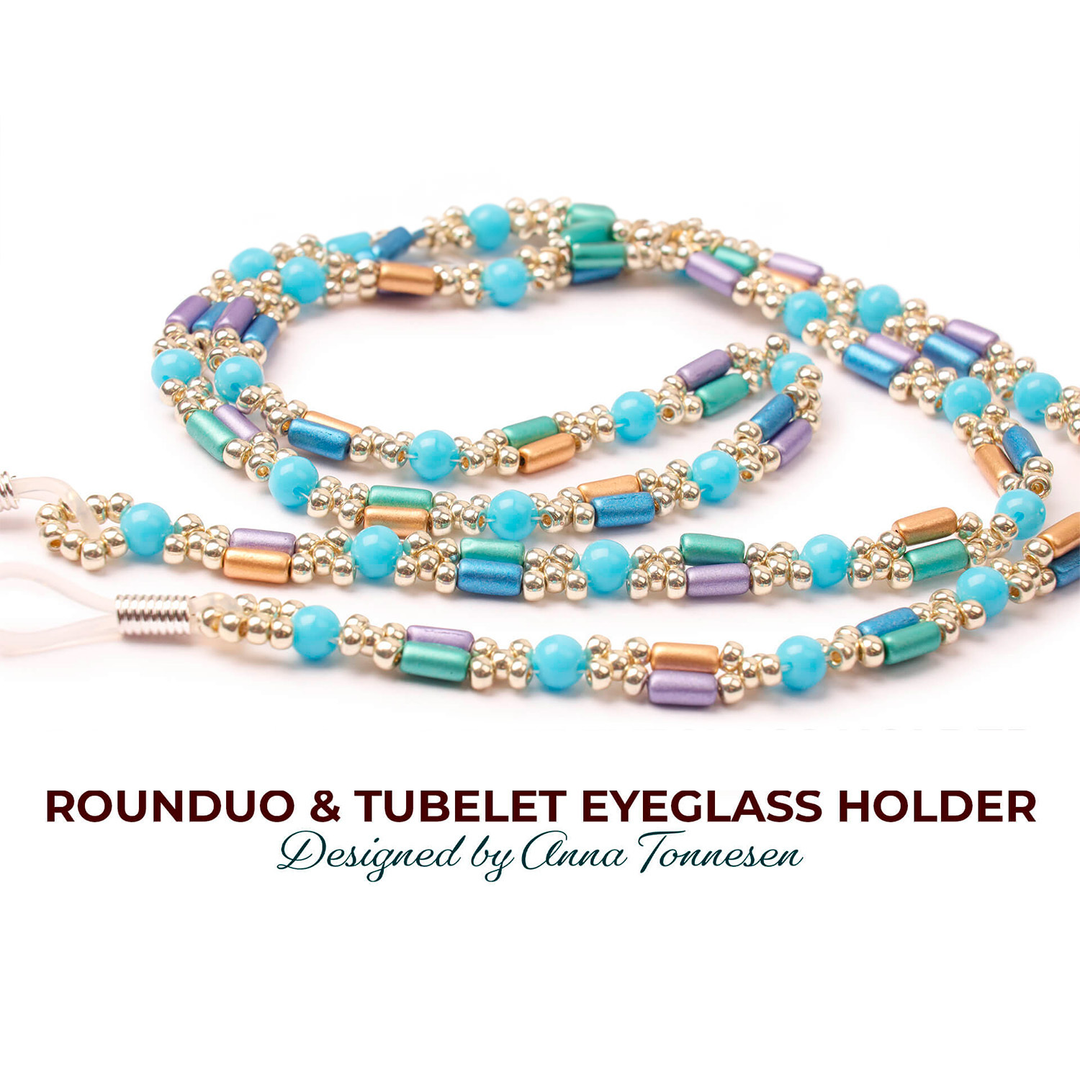 Unique RounDuo Tubelet Eyeglass Holder Tutorial | Potomac Beads