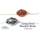 Stunning Long Oval Beaded Bead Pattern | Potomac Beads