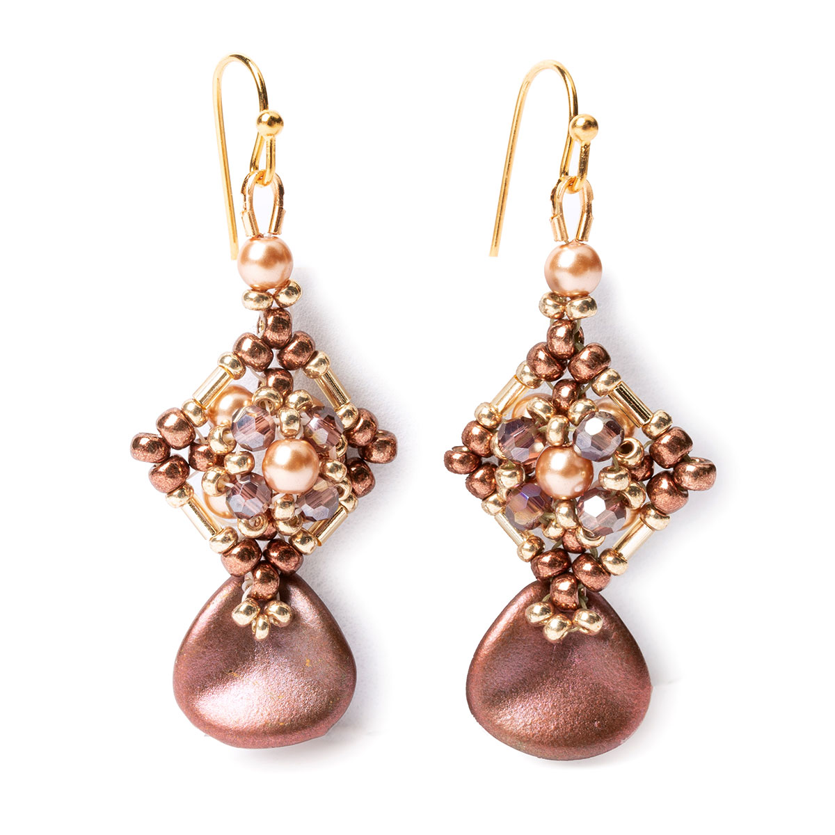 Mother of the Bride Earrings Tutorial | PotomacBeads