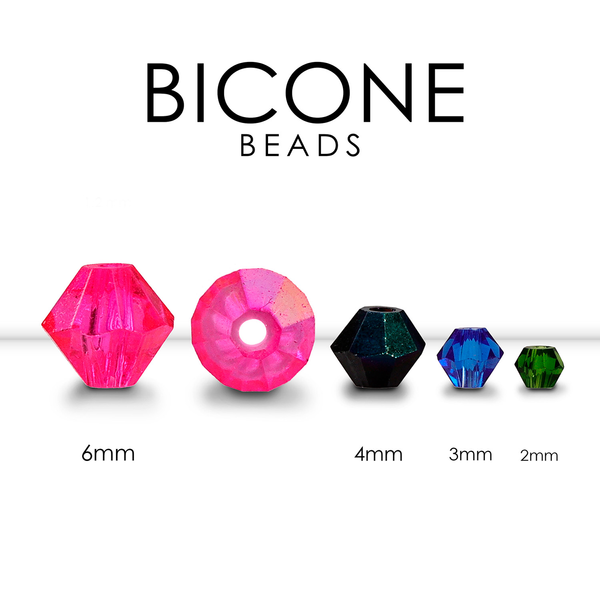 Crystal Bicones | PotomacBeads