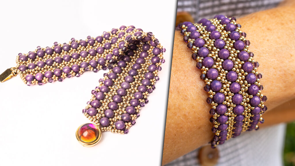 Triple Lace RounDuo Bracelet Tutorial | PotomacBeads