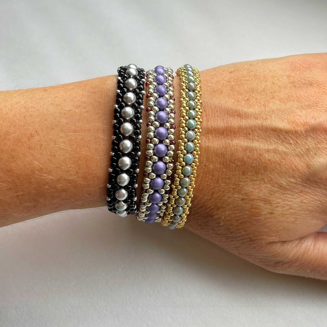 RounDuo Bangle Stacker Bracelets Tutorial | PotomacBeads