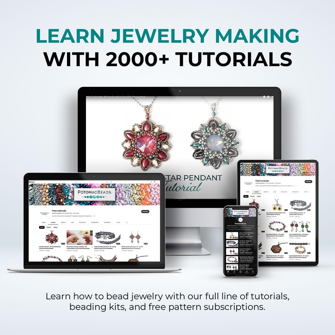 PotomacBeads' Ultimate DIY Jewelry-Making Kit for Beginners & Advanced Beaders