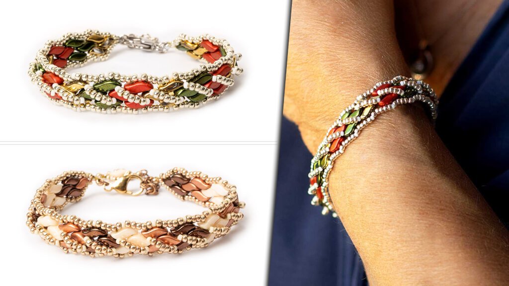 Flames bracelet Tutorial | PotomacBeads