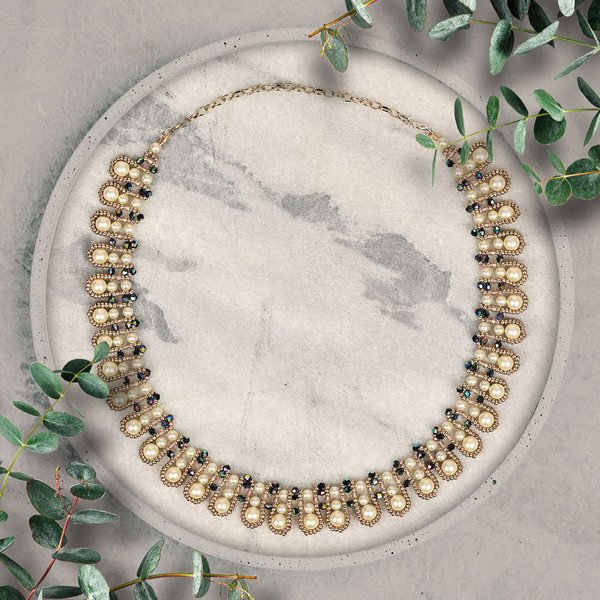 Victorian Swag Collar Necklace Tutorial