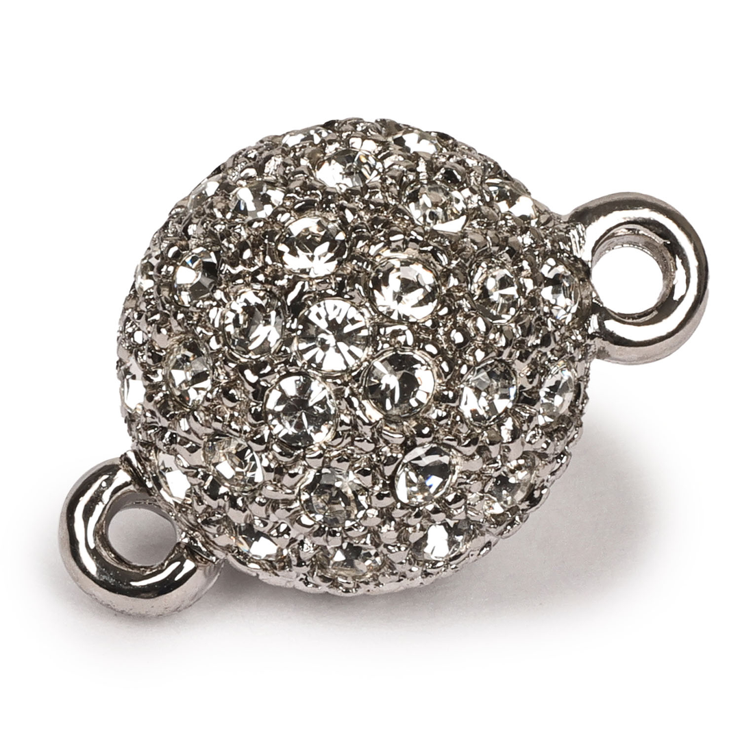 Claspgarten Crystal Ball Box Push Clasp | 12mm