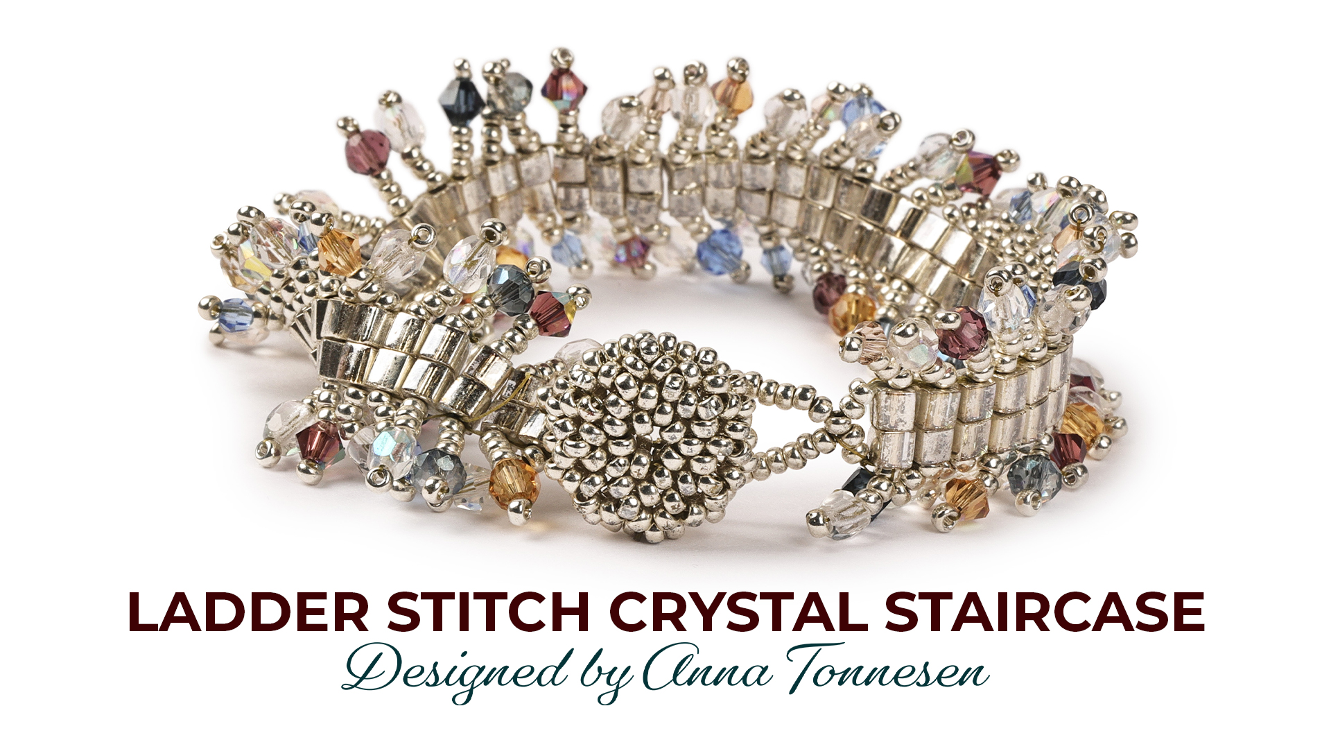 Ladder Stitch Crystal Staircase Tutorial
