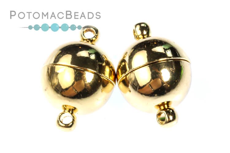 Premium Magnetic Ball Clasp for Easy Jewelry Design | Potomac Beads