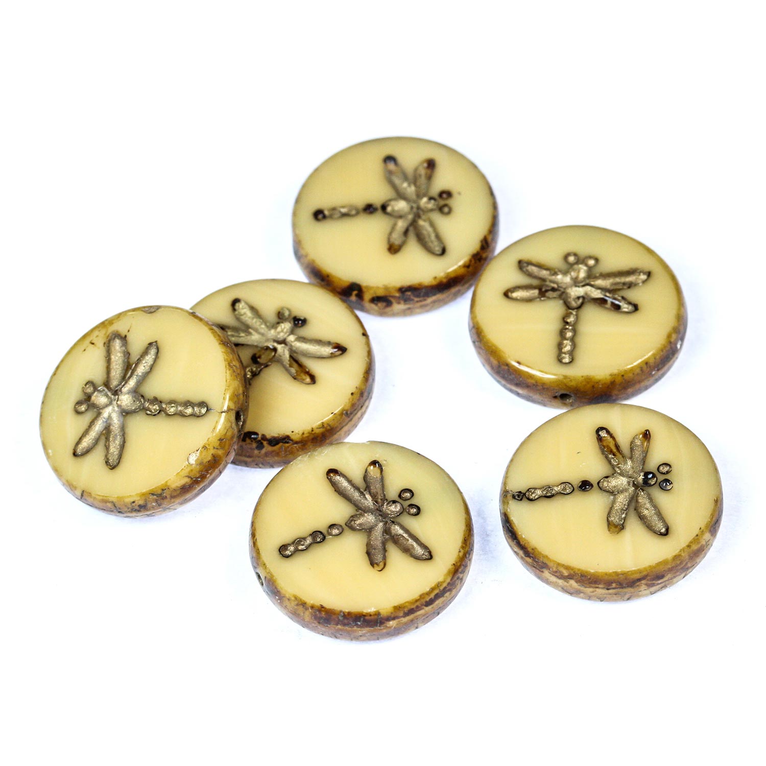 Dragonfly Coin Pendant Tutorial | PotomacBeads