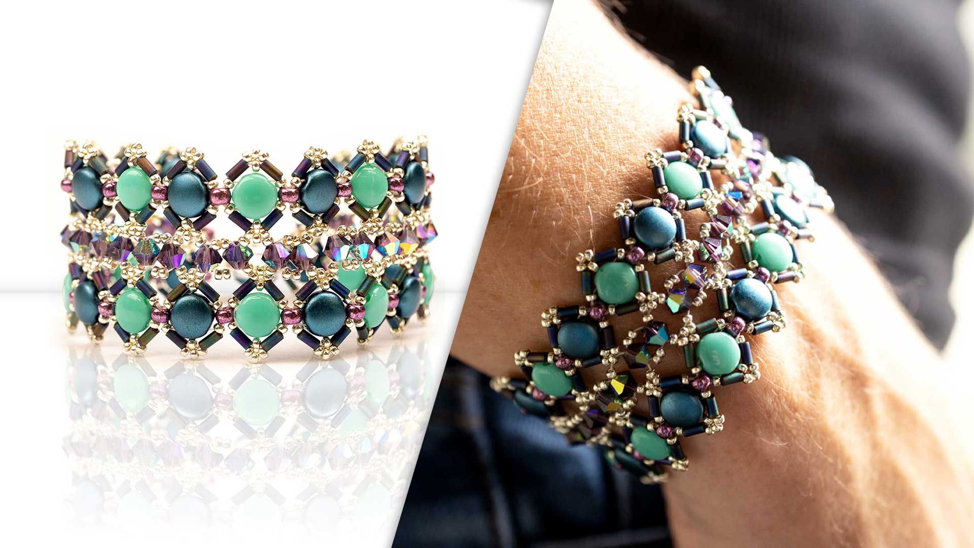 Crystal Passage Bracelet Tutorial | PotomacBeads